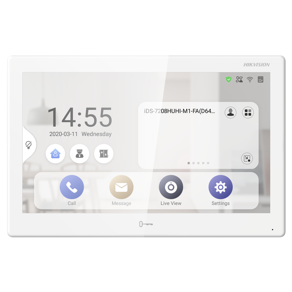 Hikvision DS-KH9510-WTE1 Android Video Intercom Tablet - 10-inch LCD ...